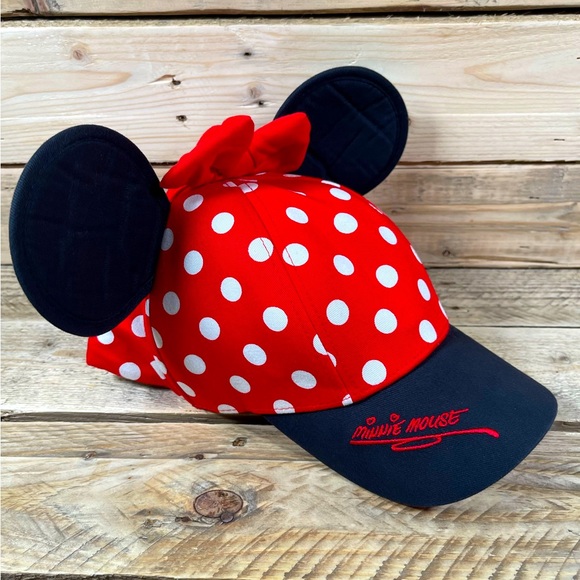 Disney | Accessories | Walt Disney World Minnie Mouse Hat Os Youth ...
